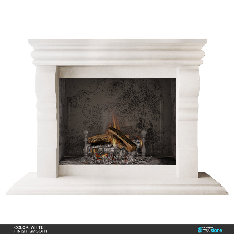 Los Angeles Cast Stone Hamilton Fireplace Surround | Wayfair