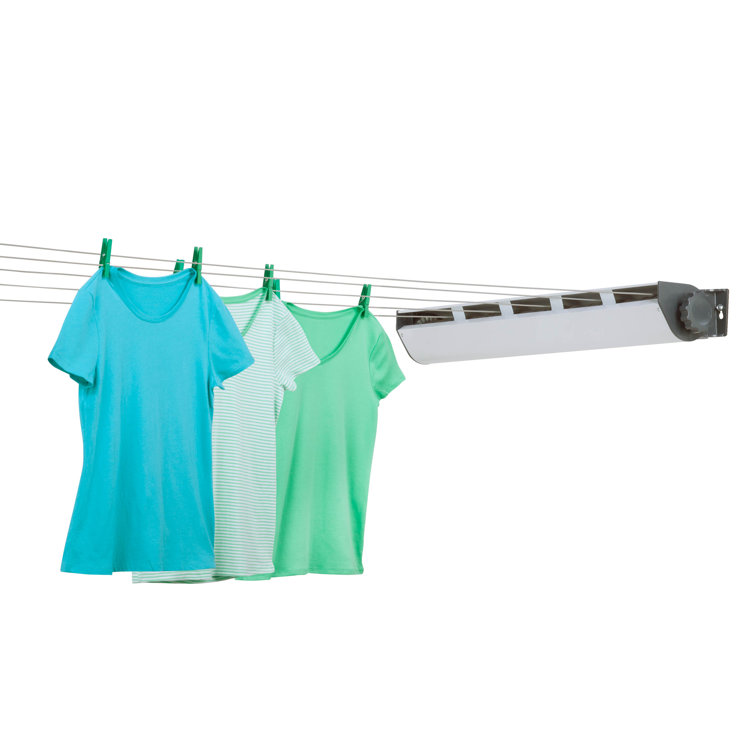 Rebrilliant Wall Mounted Clothesline & Reviews | Wayfair