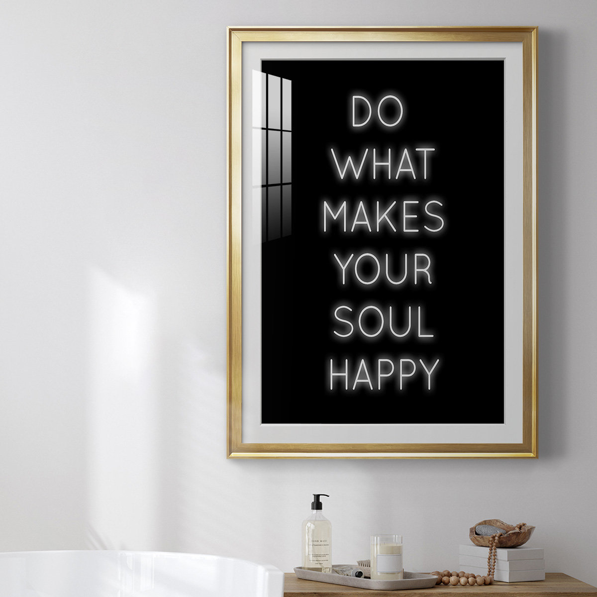 Trinx Soul Happy Soul Happy - Picture Frame Textual Art | Wayfair