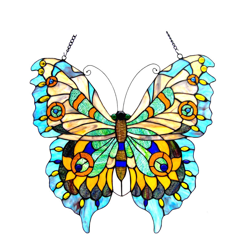 August Grove® Butterfly Window Panel & Reviews | Wayfair