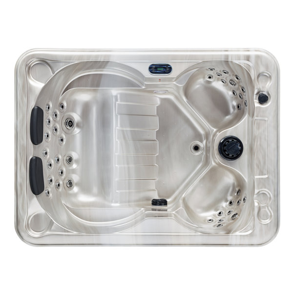 Luxury Spas 4 - Person 39 - Jet Acrylic Rectangular Hot Tub with ...