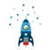 Stickerscape Blast Off Rocket Wall Sticker & Reviews | Wayfair.co.uk