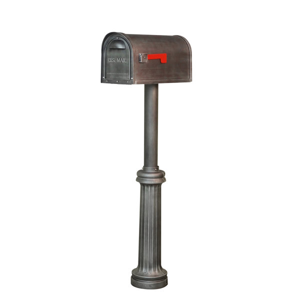 Special Lite Products Classic Curbside Mailbox with Post Included | Wayfair