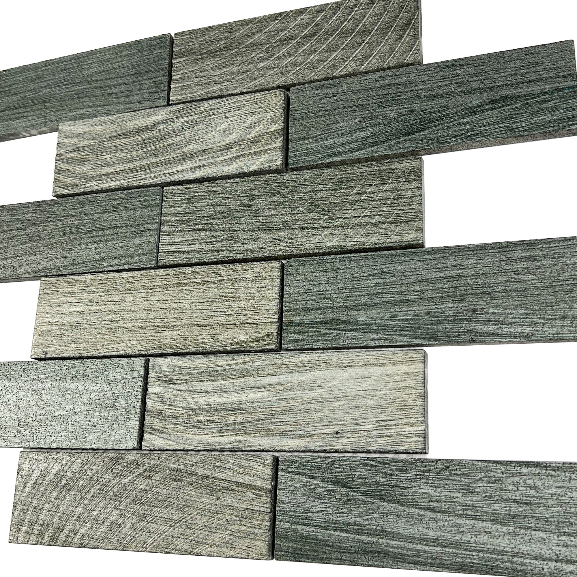 Symple Stuff Varina 2 x 6 Subway Volcanic Mosaic Wall Tile | Wayfair