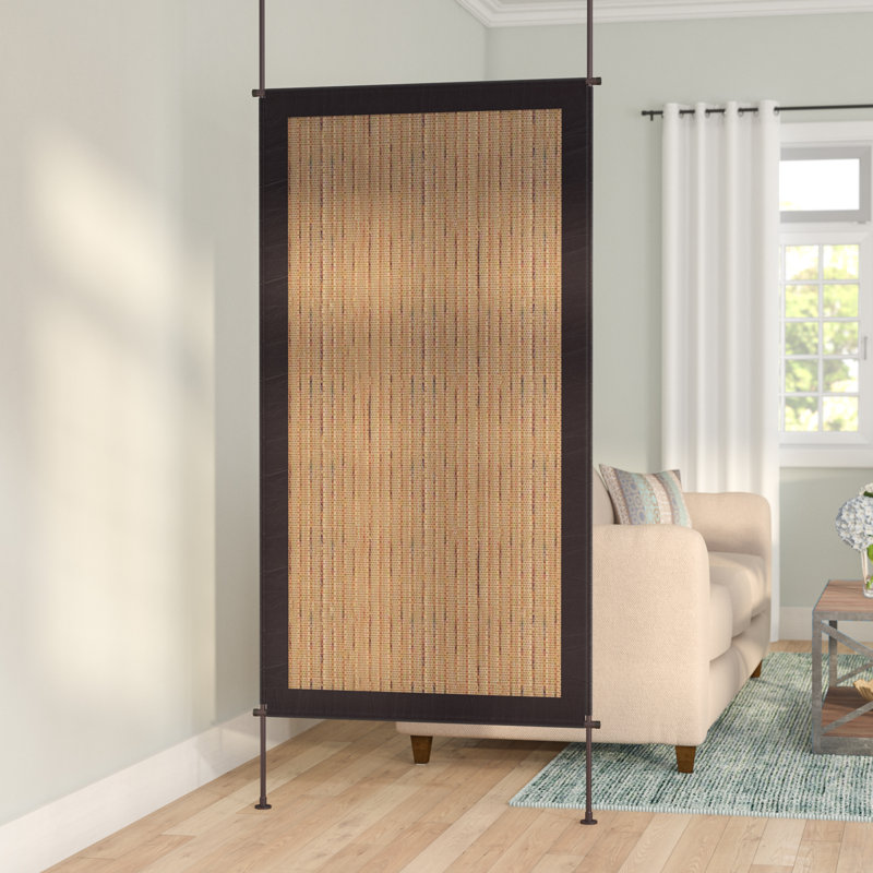 Beachcrest Home Noelle 38'' W x 68'' H Metal Single Panel Room Divider ...