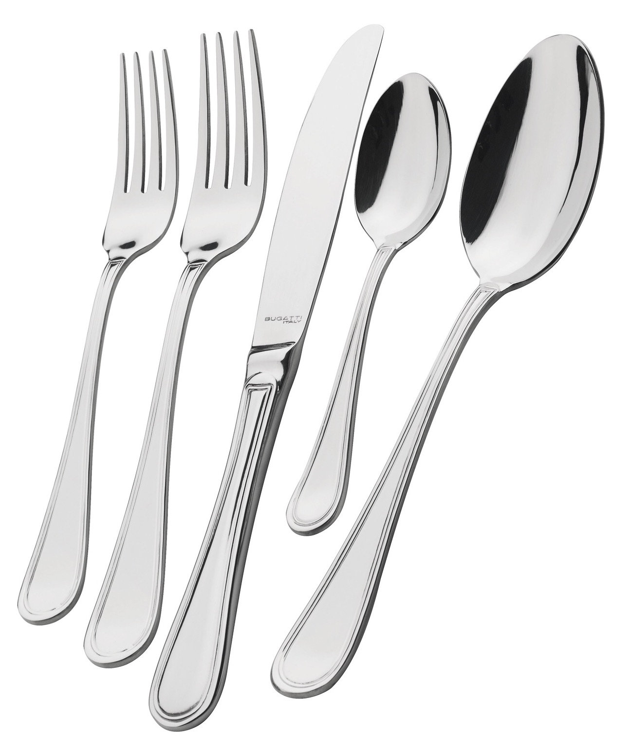 Bugatti Italy England Stainless Steel Flatware - Set of 5 | Wayfair
