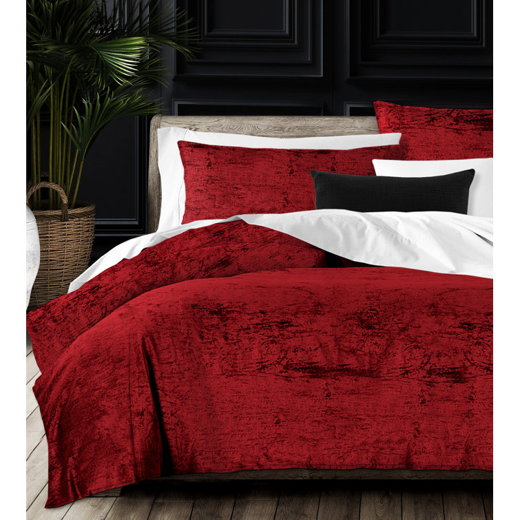The Tailor's Bed Glamour Velvet Comforter Set & Reviews | Wayfair