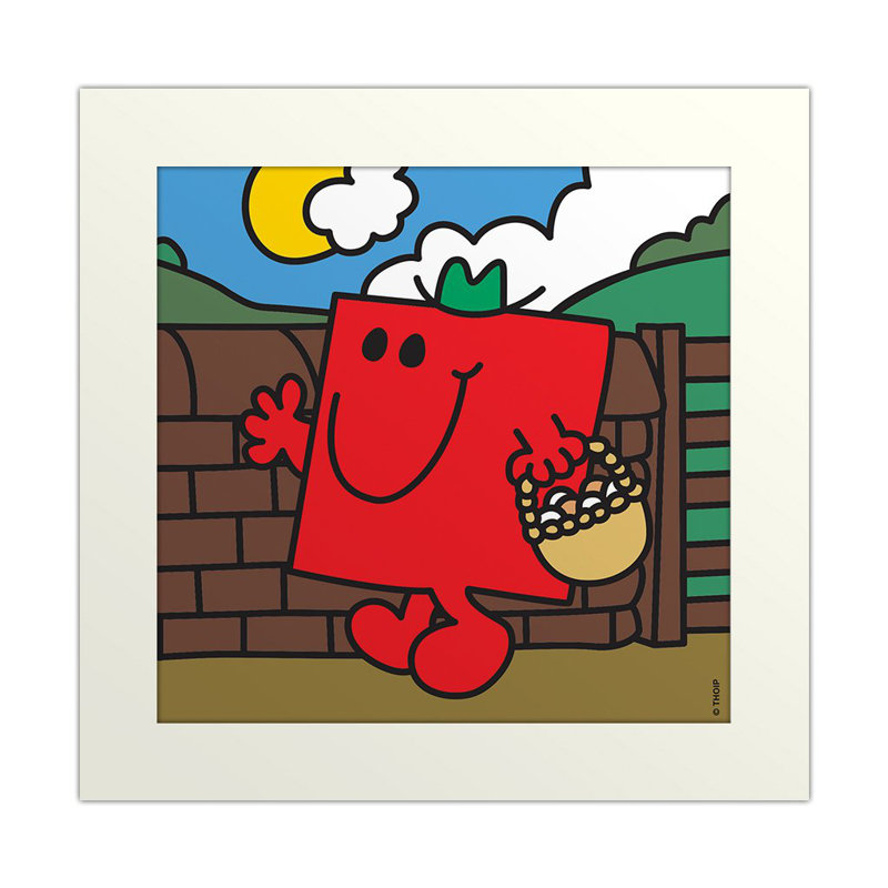 East Urban Home Mr. Strong by Roger Hargreaves Drawing Print | Wayfair ...