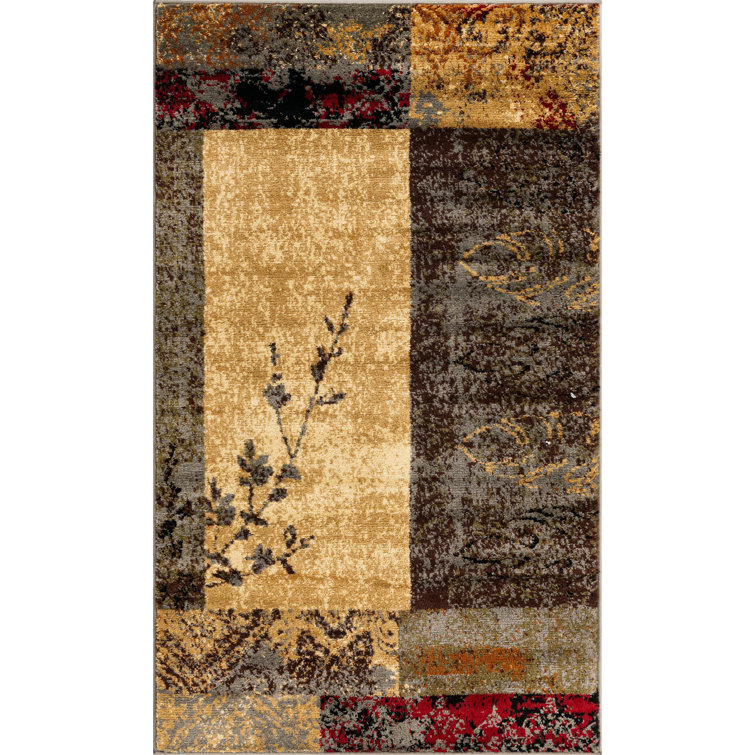 Red Barrel Studio® Contemporary Arabica Area Rug Caramel Color | Wayfair