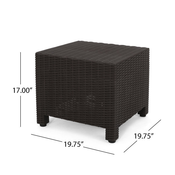 Breakwater Bay Jordan Wicker/Rattan Side Table & Reviews | Wayfair