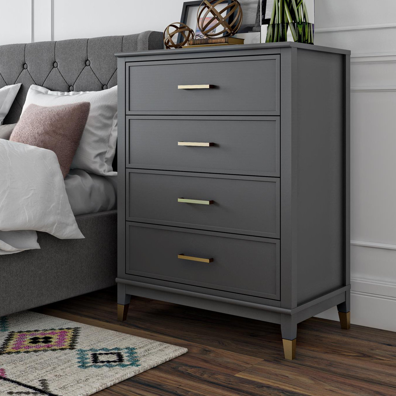 CosmoLiving by Cosmopolitan Westerleigh 4 - Drawer Dresser & Reviews ...