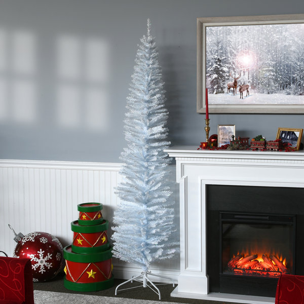 Tinsel-tree-white | Wayfair