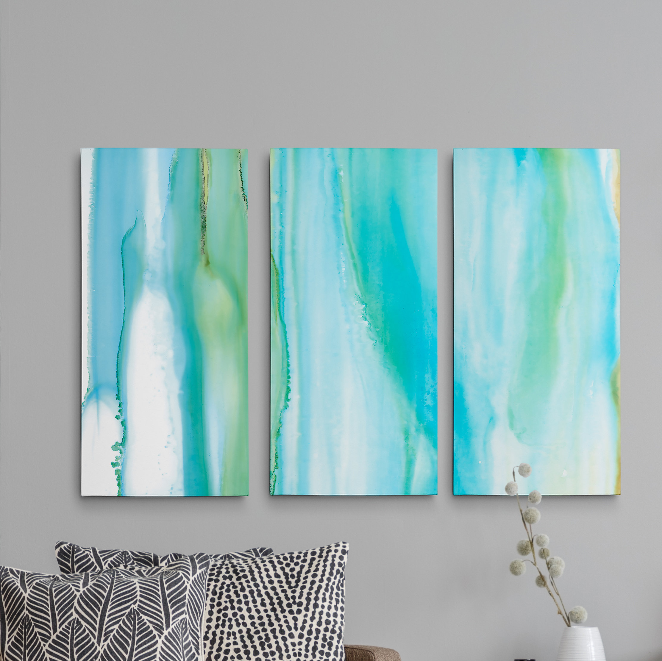 Ebern Designs 3 Piece Print on Canvas | Wayfair