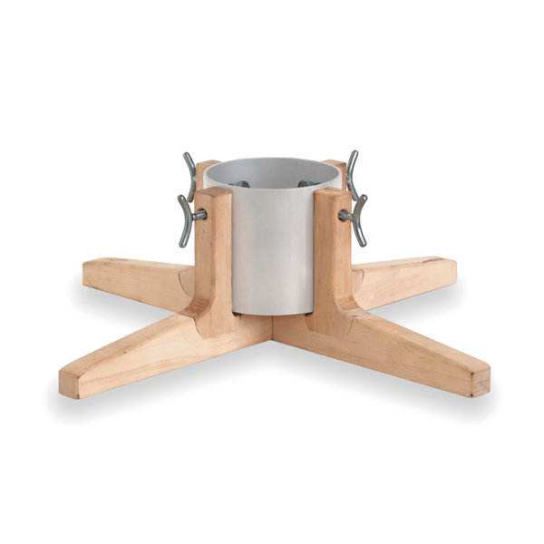 TreeNest Rustic Live Tree Stand & Reviews | Wayfair