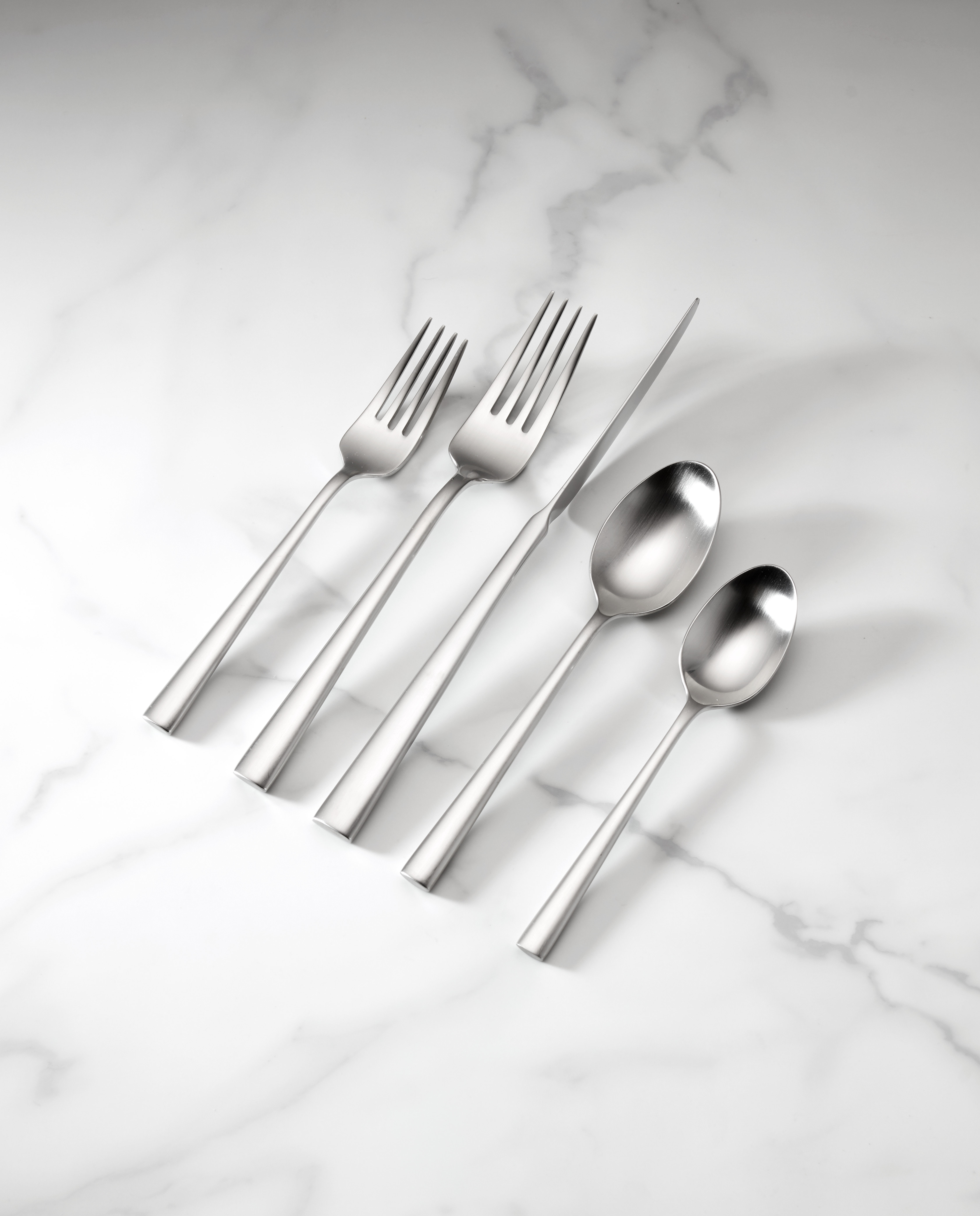 kate spade new york Malmo Satin 5 Piece 18/10 Stainless Steel Flatware ...