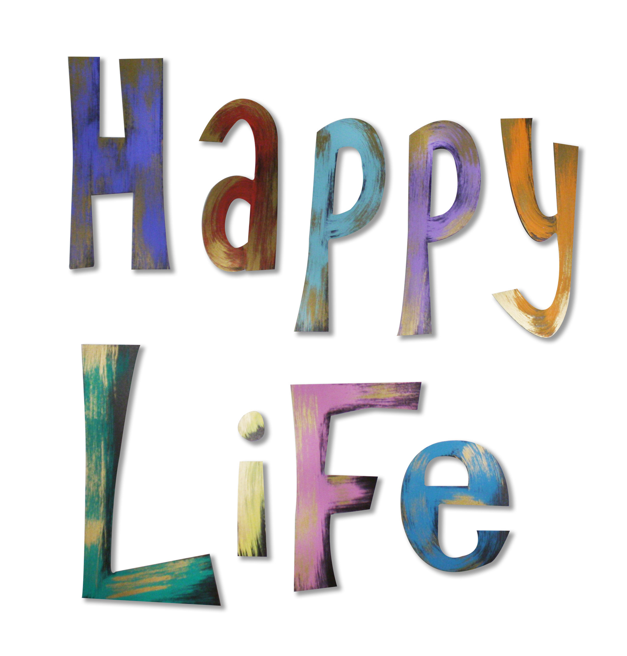Red Barrel Studio® Happy Life Wall Decal | Wayfair