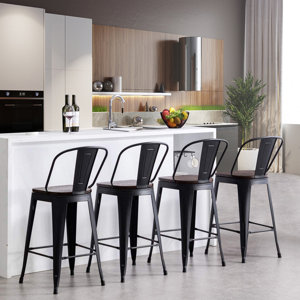 17 Stories Burney Counter & Bar Stool & Reviews | Wayfair