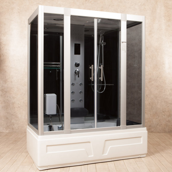 Belfry Bathroom Liloh Multifunctional Rectangular Shower Cabin ...