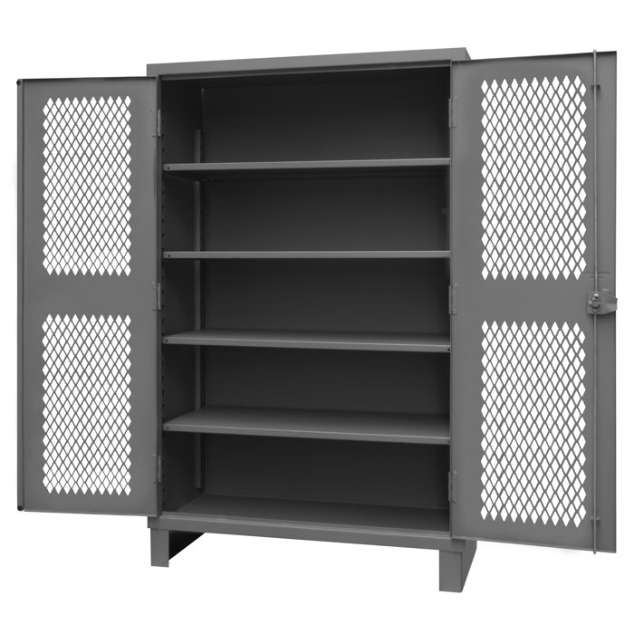 Durham Manufacturing 78" H x 48" W x 24" D Extra Heavy Duty Welded 12 ...