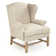 Darby Home Co Barnicle 33'' Wide Tufted Linen Wingback Chair | Wayfair