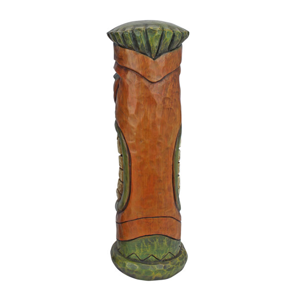 Design Toscano Aloha Hawaii Tiki Moai Haku Hana Statue & Reviews | Wayfair