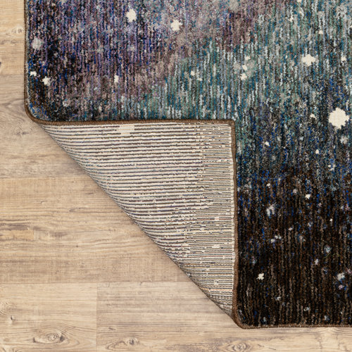 Williston Forge Ronny Midnight Blue Rug | Wayfair