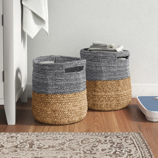 Wayfair | Round Wicker Storage Containers You'll Love in 2022