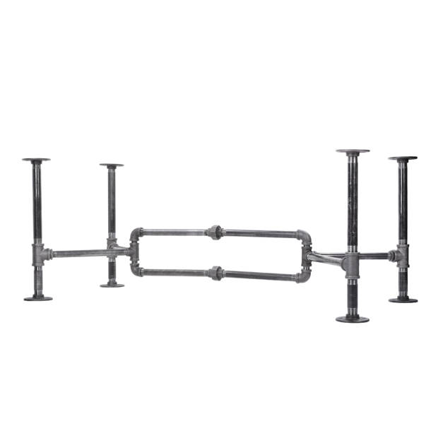 Williston Forge 3/4 In. Heavy Duty Industrial Pipe "H" Style Bench Leg ...