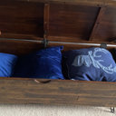 Three Posts™ Sherry Wood Flip Top Storage Bench & Reviews | Wayfair