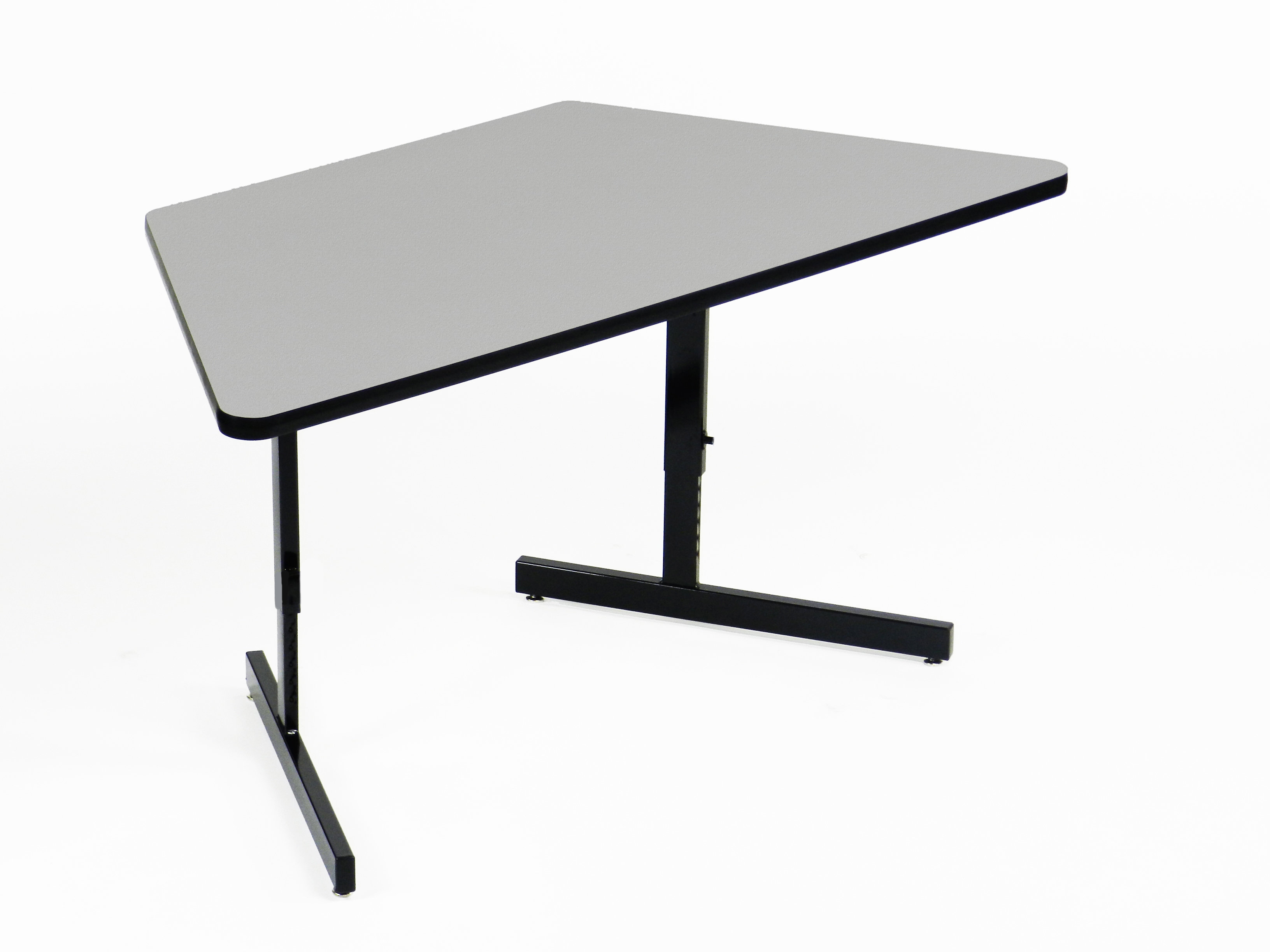 Correll, Inc. 60" L Height Adjustable Training Table with Modesty Panel ...