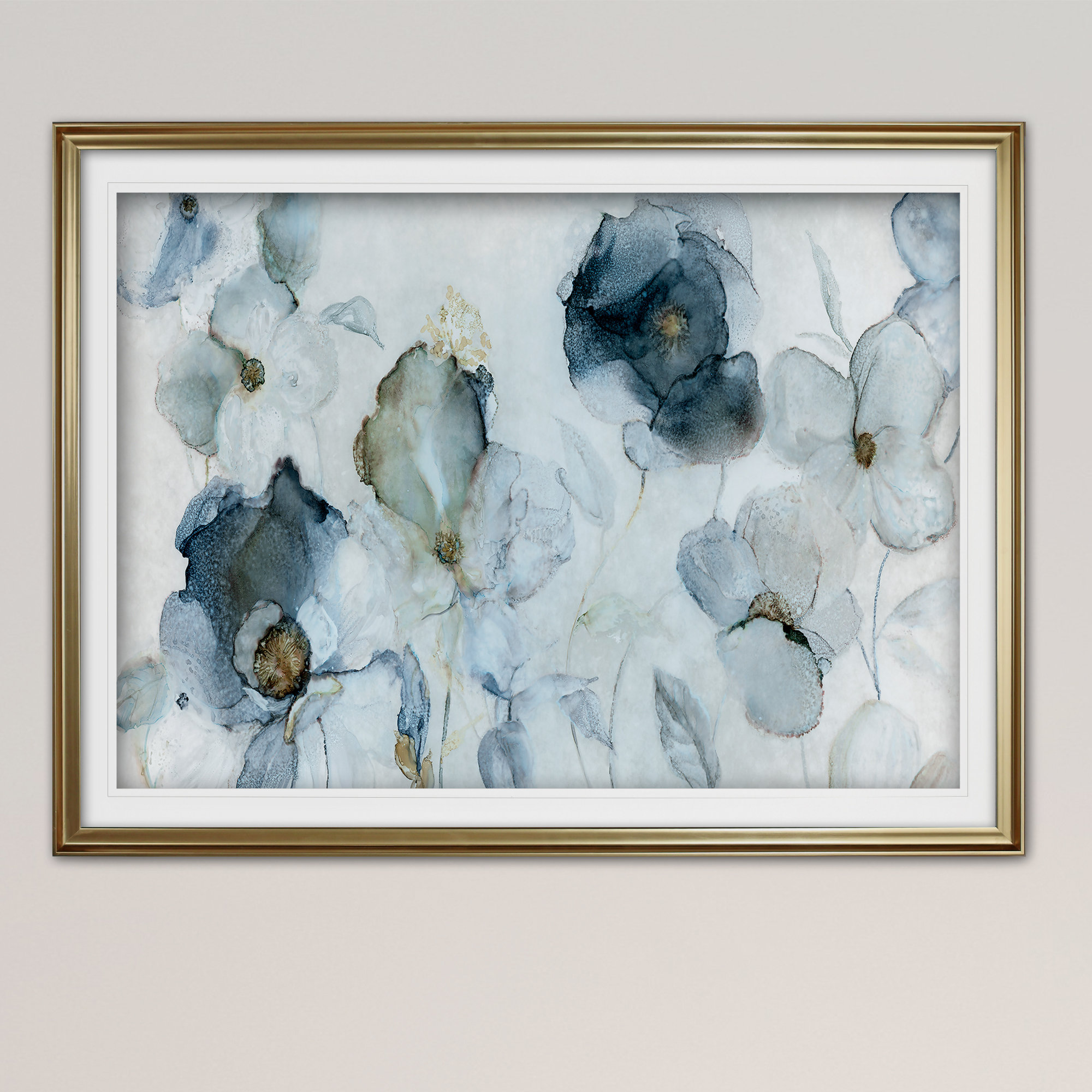 Charlton Home® Flowering Indigo - Picture Frame Print | Wayfair