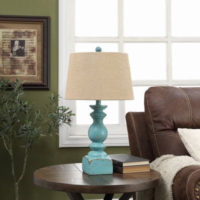 Farmhouse & Rustic Blue Table Lamps | Birch Lane