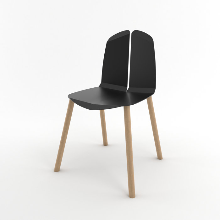 Tronk Design Noa Metal Slat Back Side Chair | Wayfair