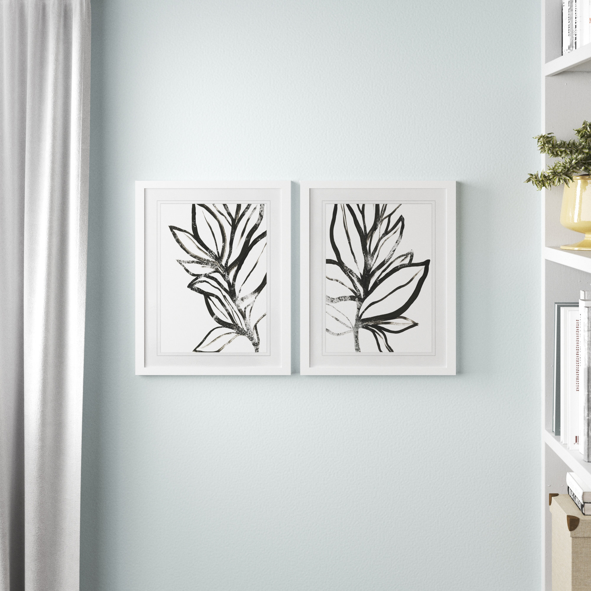 Three Posts™ Leaf Instinct I by Vincent Van Gogh - 2 Piece Picture ...