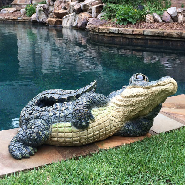 Bungalow Rose Alligator Crocodile Gator Weathervane | Wayfair
