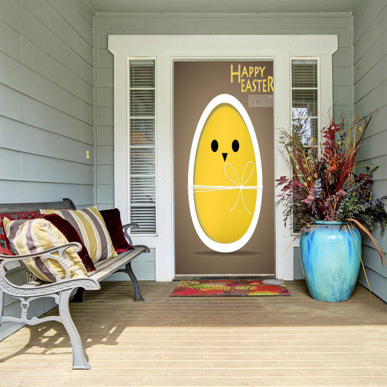 The Holiday Aisle® Happy Easter Egg Door Mural - Wayfair Canada