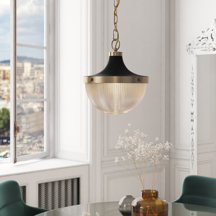 Willa Arlo Interiors Layla 1 - Light Unique / Statement Bowl Pendant ...