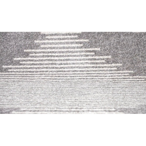 Wade Logan® Machine Woven Synthetic Gray/Ivory Rug & Reviews | Wayfair