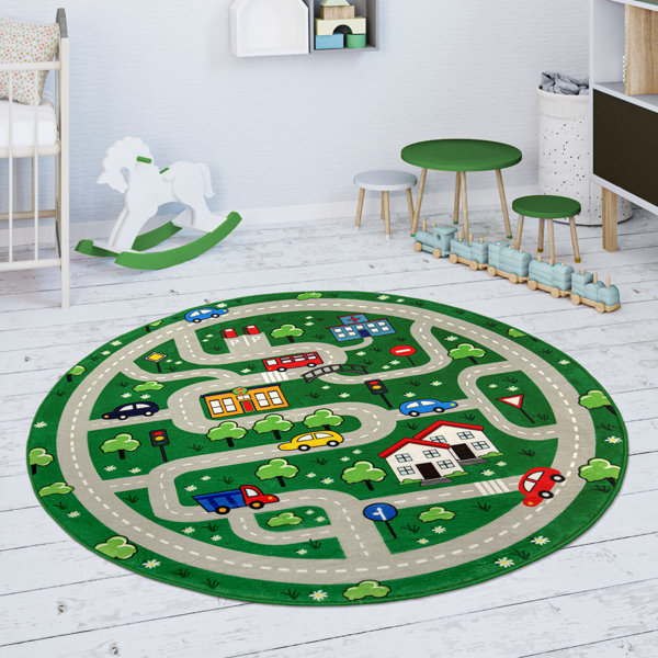Isabelle & Max Clayhatchee Green/Beige Rug | Wayfair.co.uk
