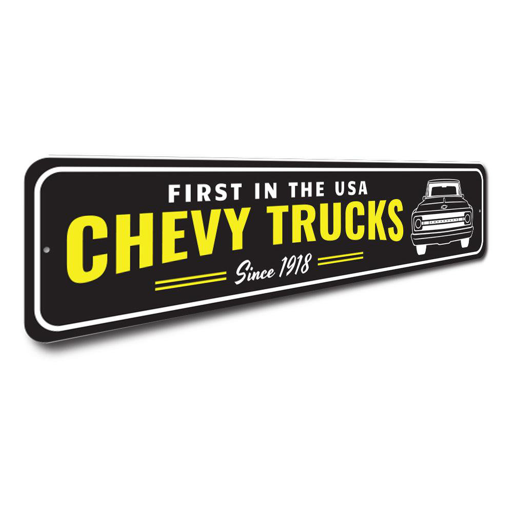 Lizton Sign Shop, Inc Chevy Truck Aluminum Sign | Wayfair