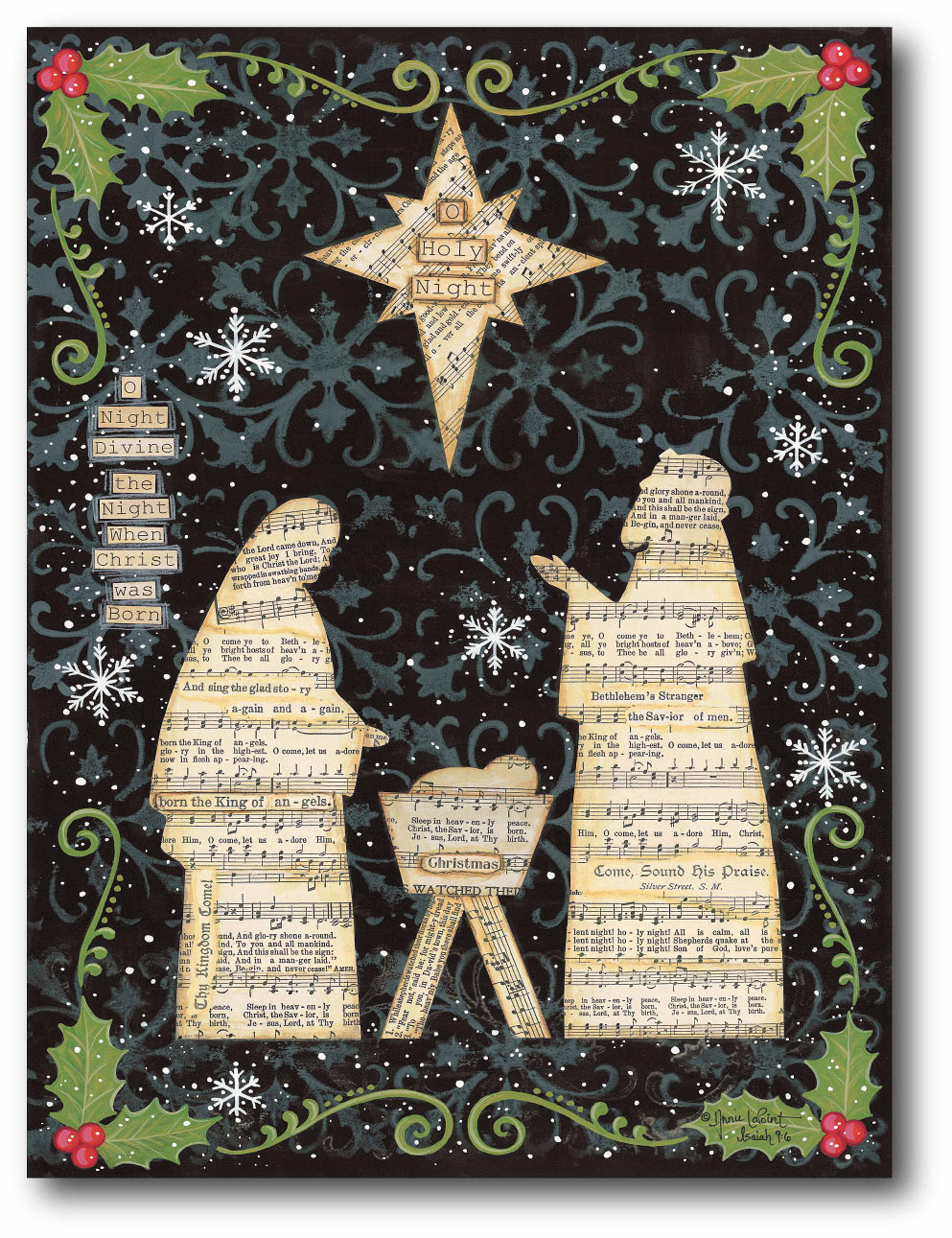 The Holiday Aisle® The Nativity - Wrapped Canvas Graphic Art | Wayfair