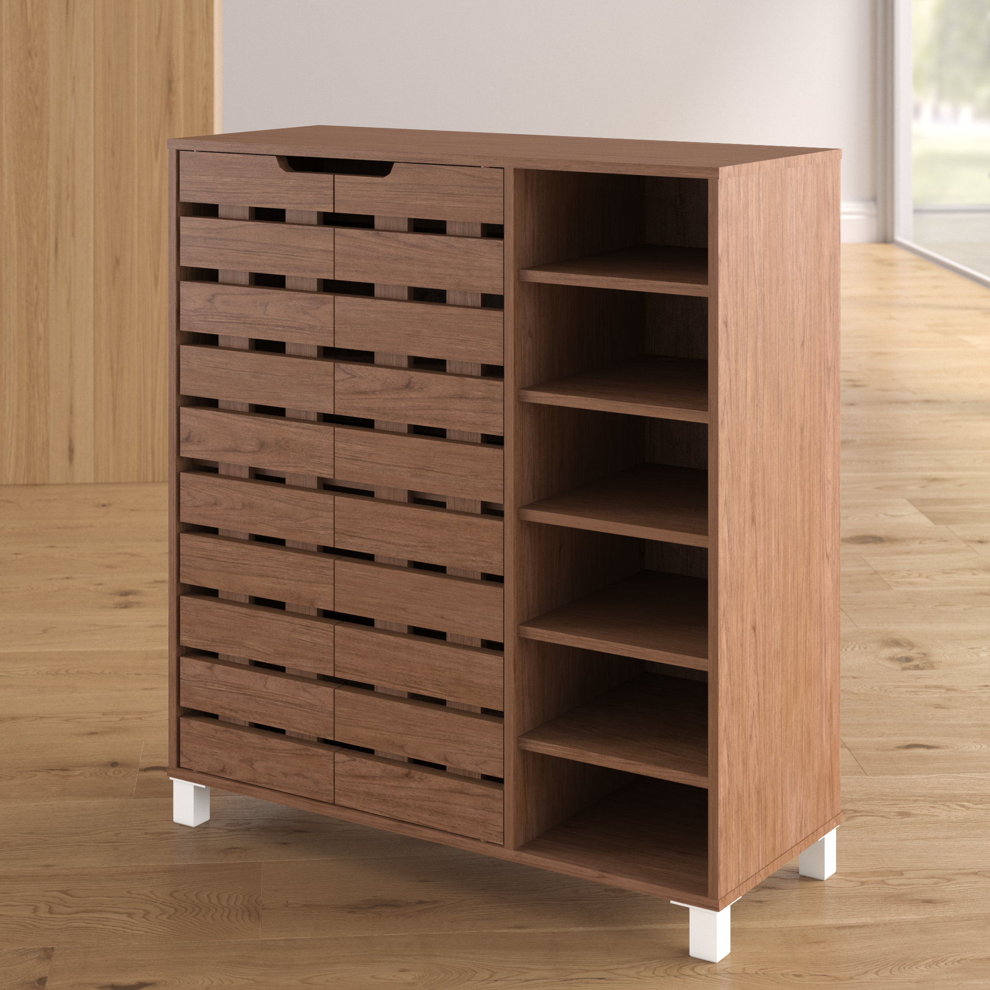 Spicer 24 pair shoe storage cabinet store