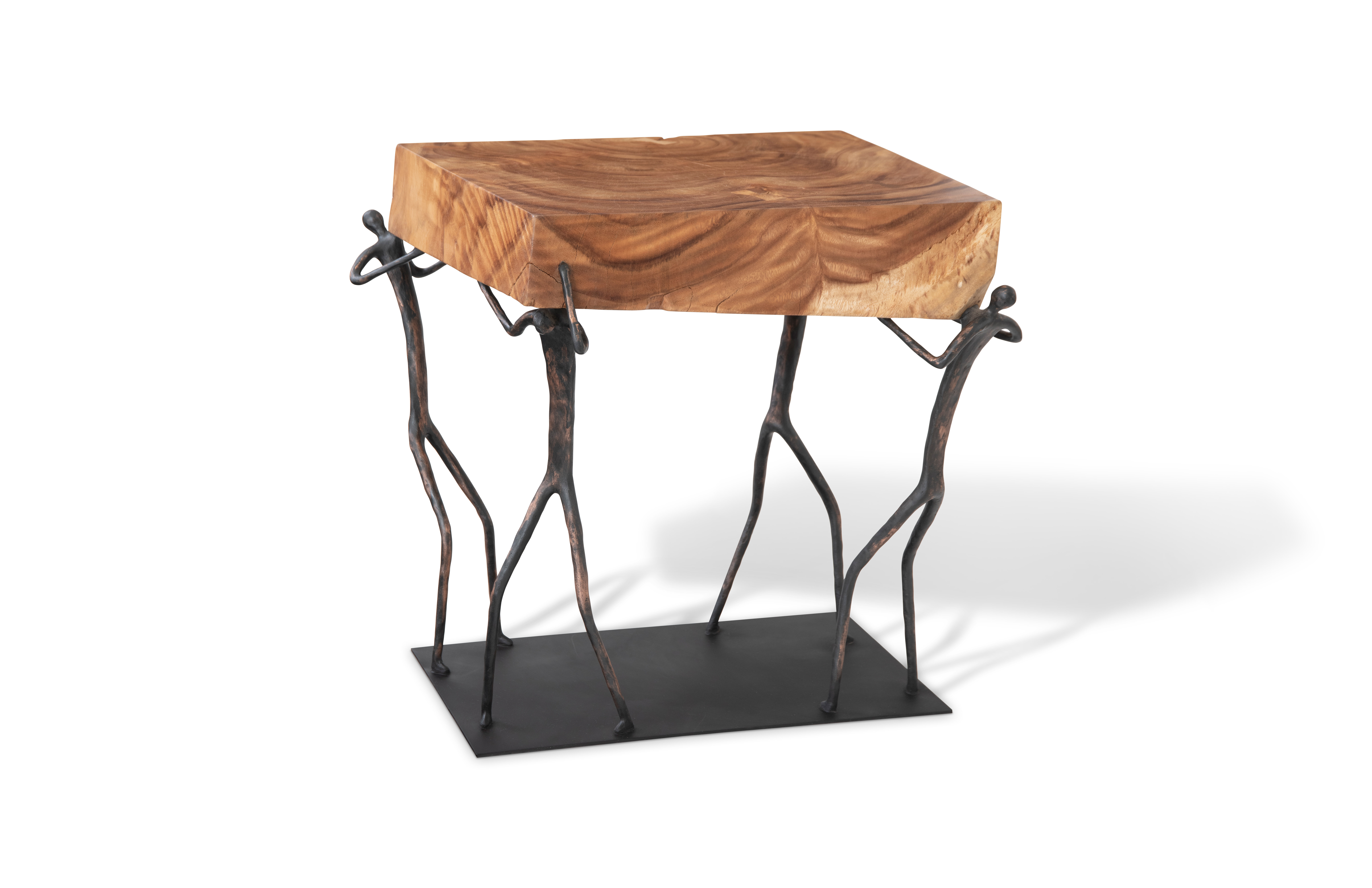 Phillips Collection Atlas Figurine/4 Legs End Table | Perigold