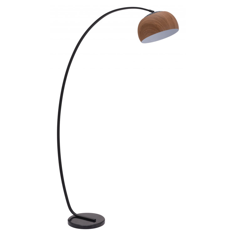 Corrigan Studio® Brown Overhang Floor Lamp | Wayfair.ca