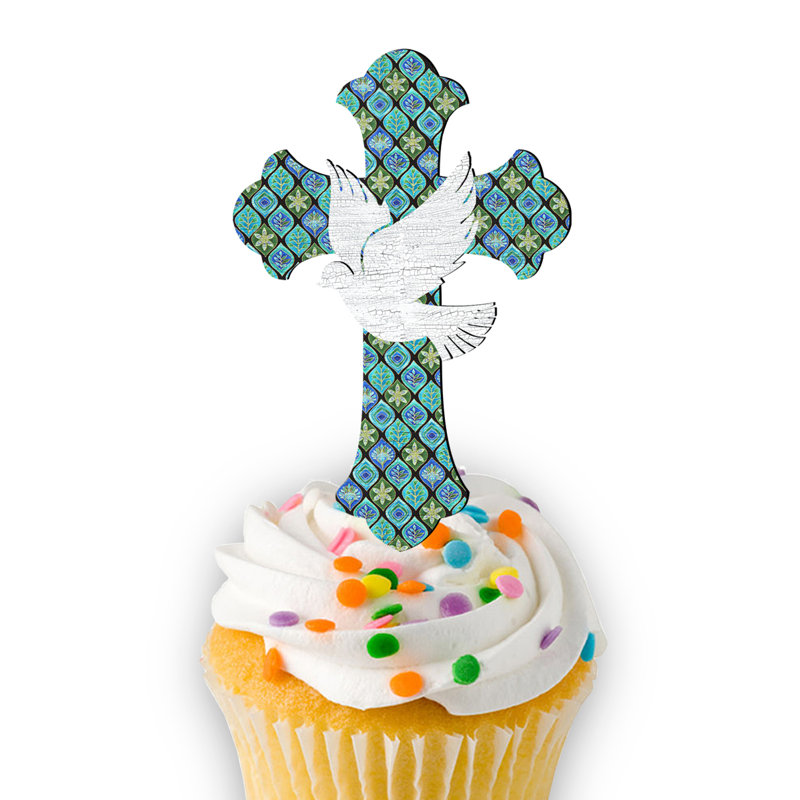 Designocracy Dove Cross Cake Topper | Wayfair.ca