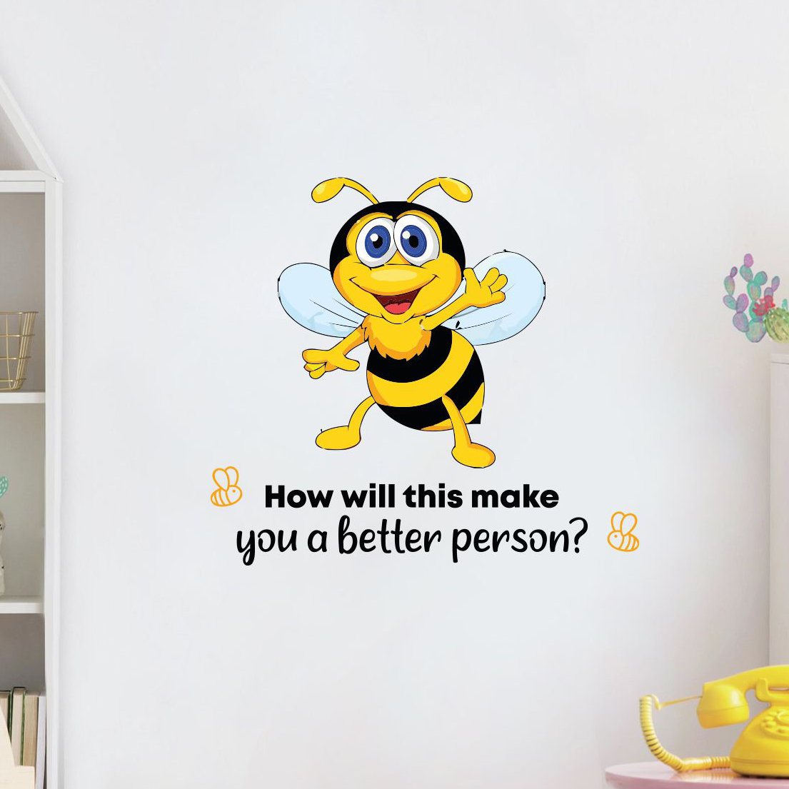 Design With Vinyl Better Person Bee Bees Vinyl Wall Decal | Wayfair