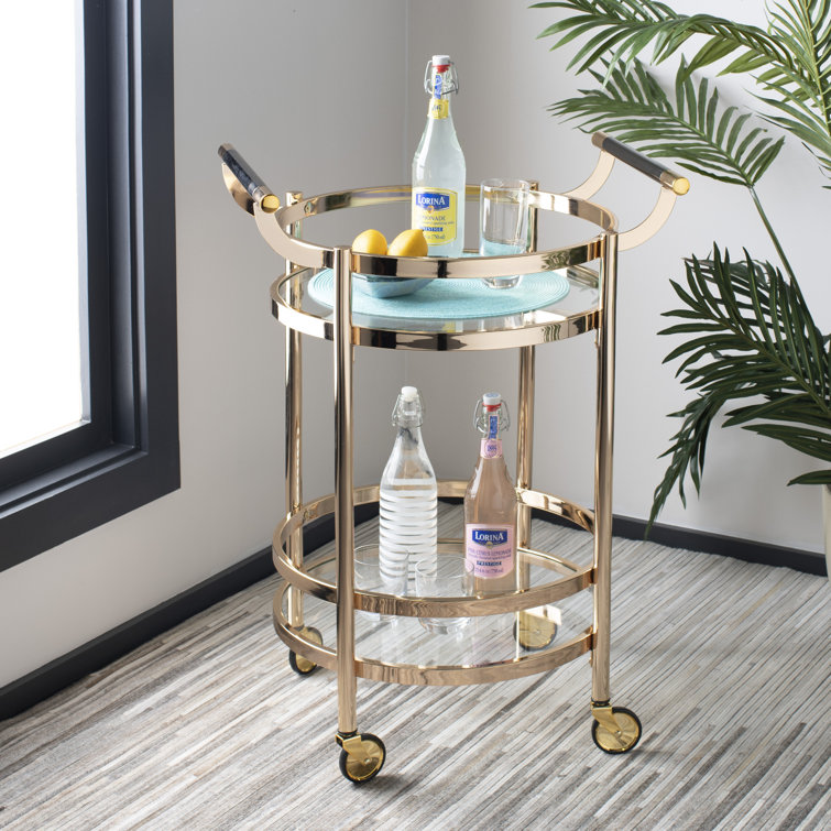 Wrought Studio Hendrum Bar Cart & Reviews | Wayfair