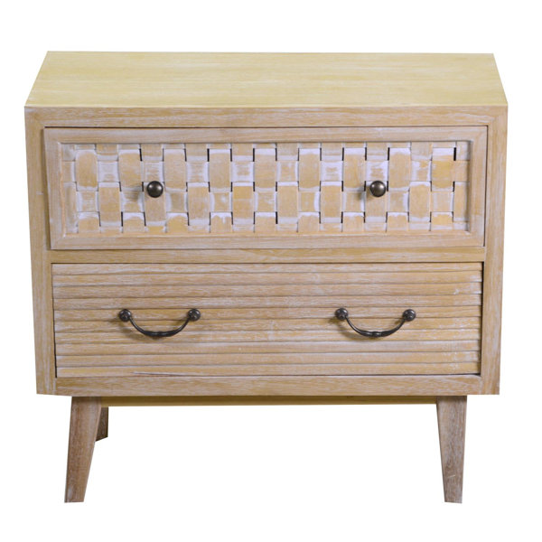 Natur Pur Wiltse 2 - Drawer Chest of Drawers | Wayfair.co.uk