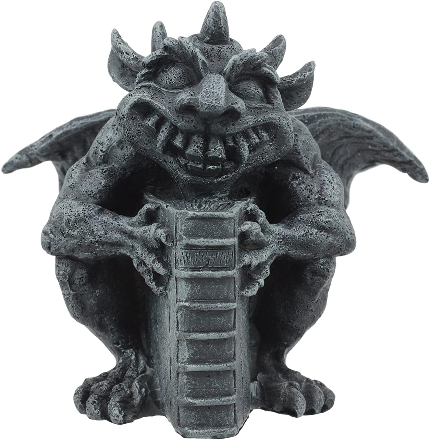 Trinx Desree Gothic Guardian of Bibliography Horned Gargoyle Reading ...