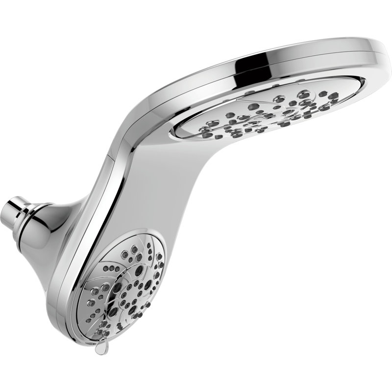 Delta Multi Function Dual Shower Head with TouchClean & Reviews | Wayfair